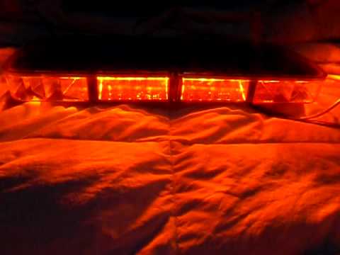 24" Federal Signal Legend LED Solaris mini lightbar - YouTube