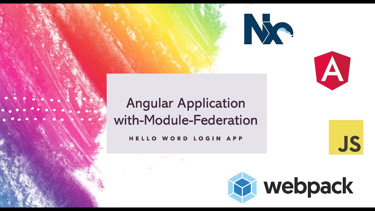 Angular Application With Module Federation Nxtailwindcssangular Material Youtube 9799