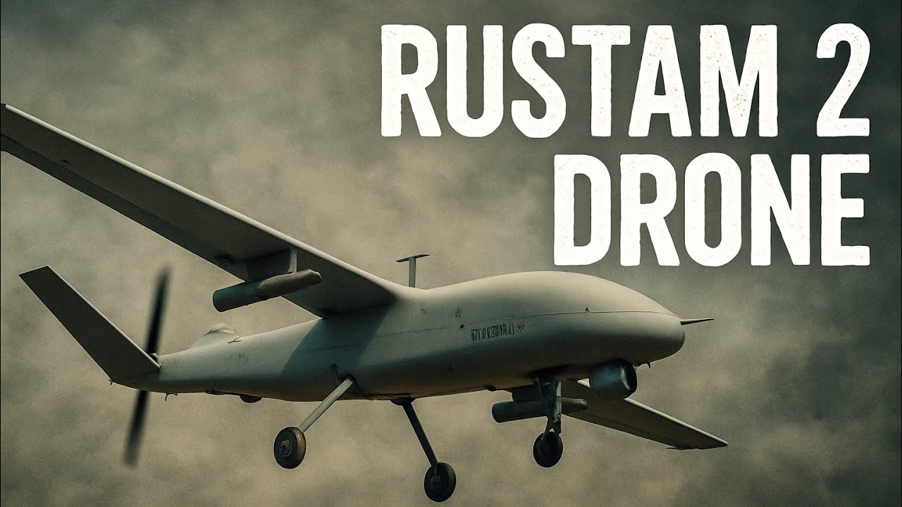 Rustom-II: भारत का 'साइलेंट किलर' ड्रोन!#rustam#drone#pahalgam - YouTube