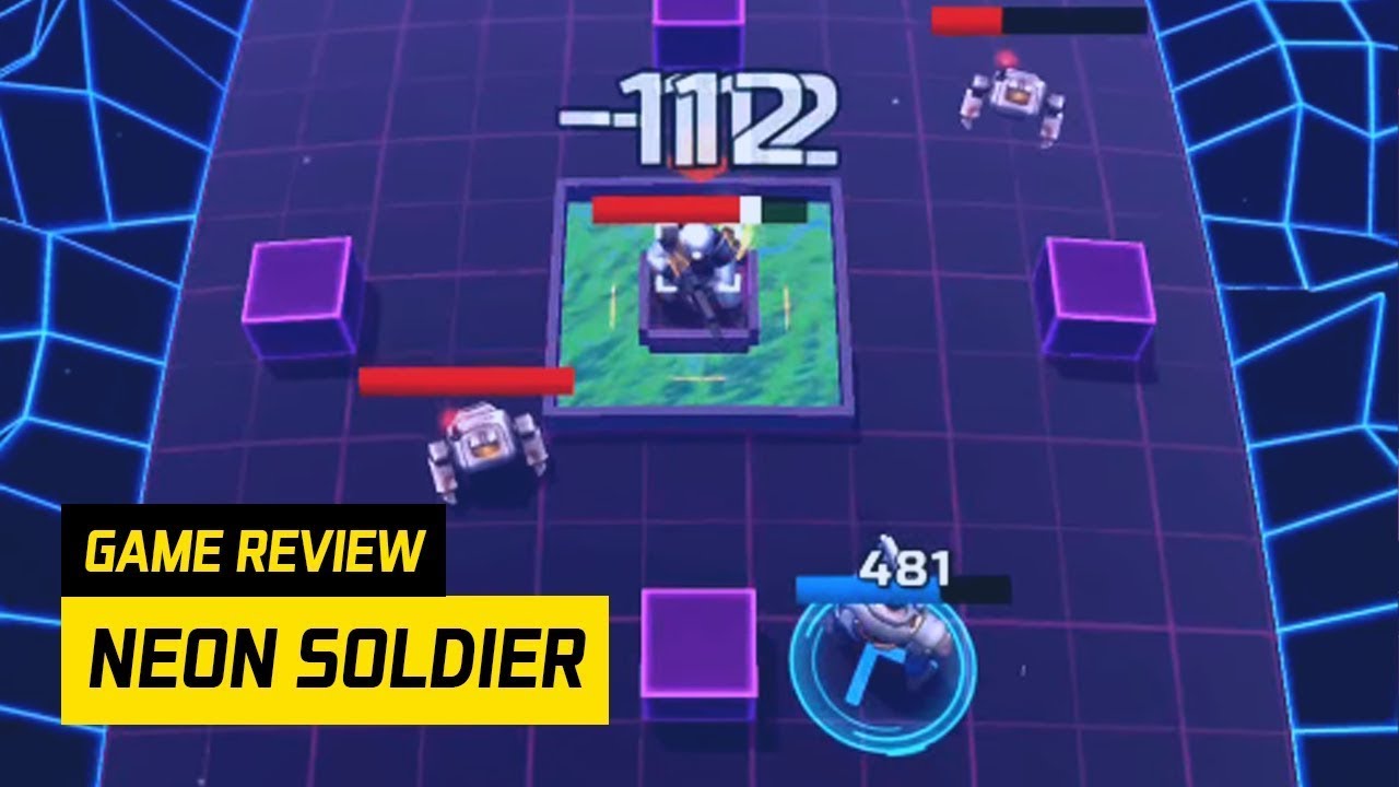 neon soldier Games review - YouTube