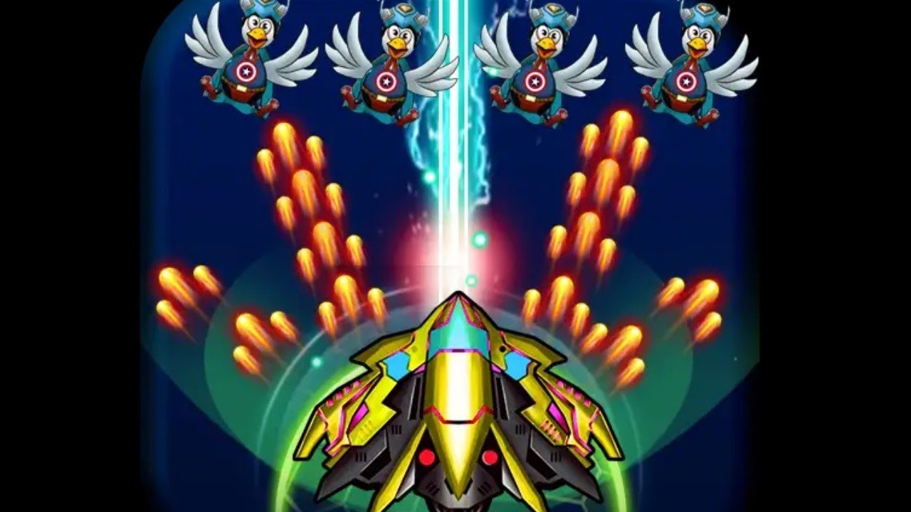 Galaxy Chicken Shooter Invader Android Gameplay - YouTube