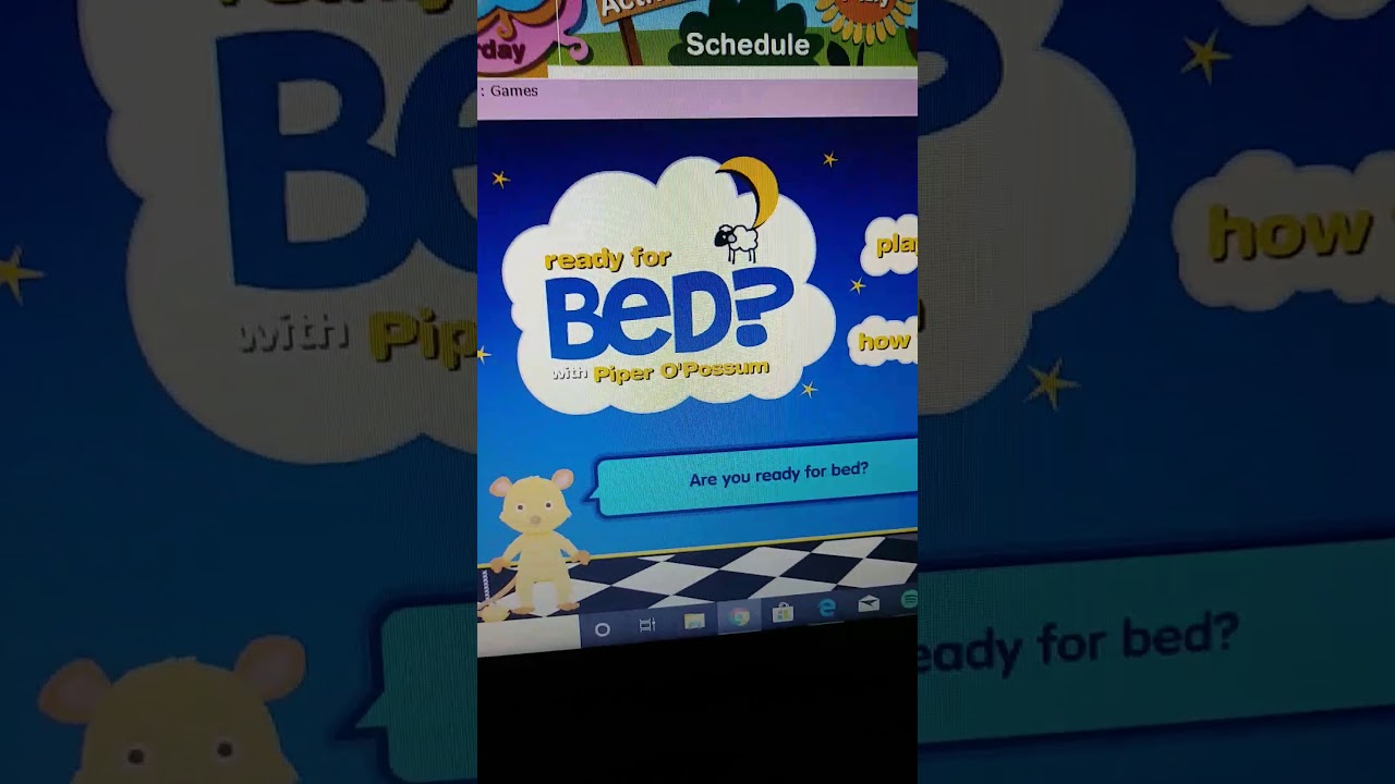Piper's Bedtime Game Web 2007 from Nick Jr. UK - YouTube