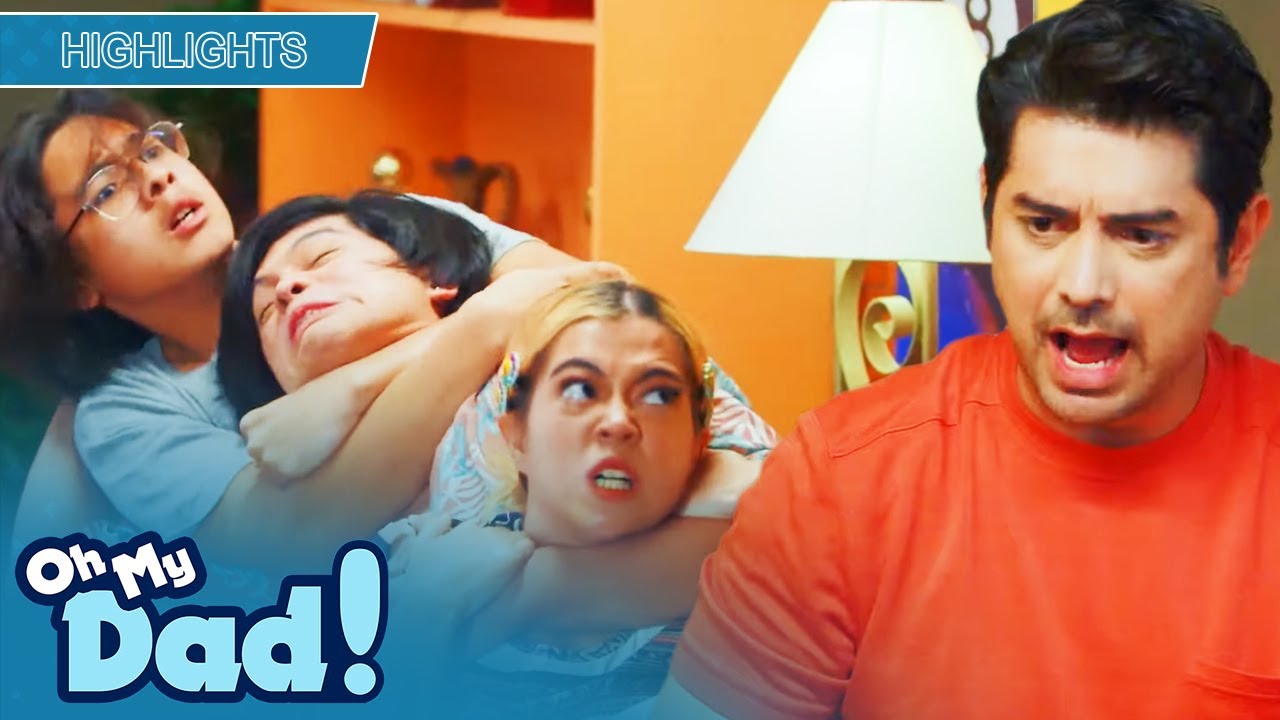 Matmat, sinubukan pigilan ang pag-aaway ng mga anak | Oh My Dad - YouTube