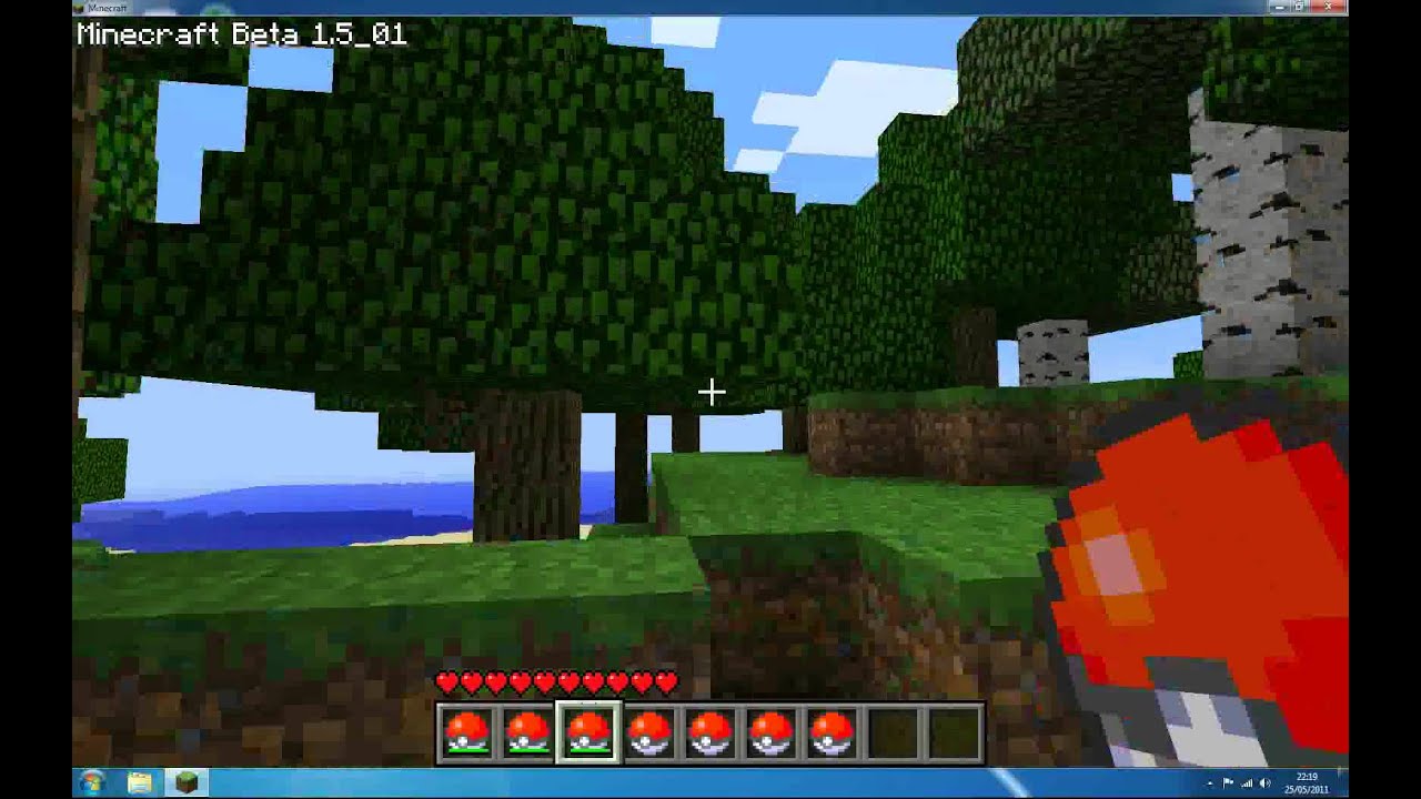 Pokeball Mod in minecraft - YouTube