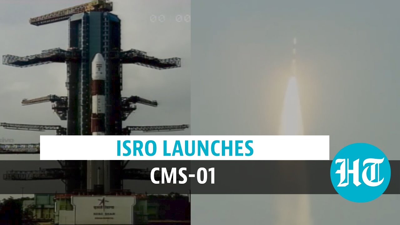 Watch: ISRO launches India's 42nd communication satellite CMS-01 - YouTube