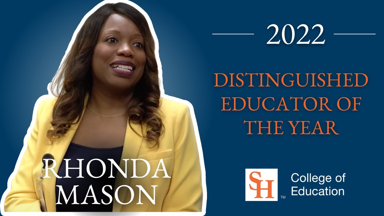 Distinguished Educator of the Year 2022 | Rhonda Mason - YouTube