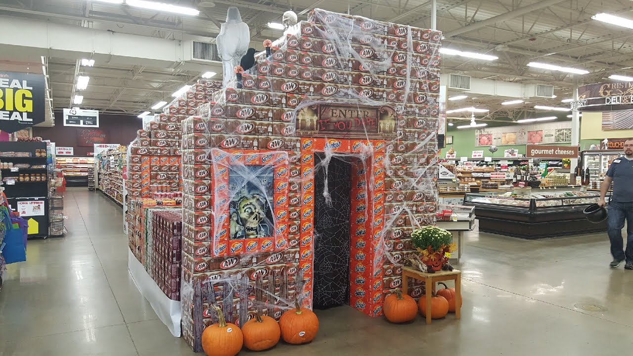 Haunted House soda display @ Brookshire's in Robinson, Tx - YouTube