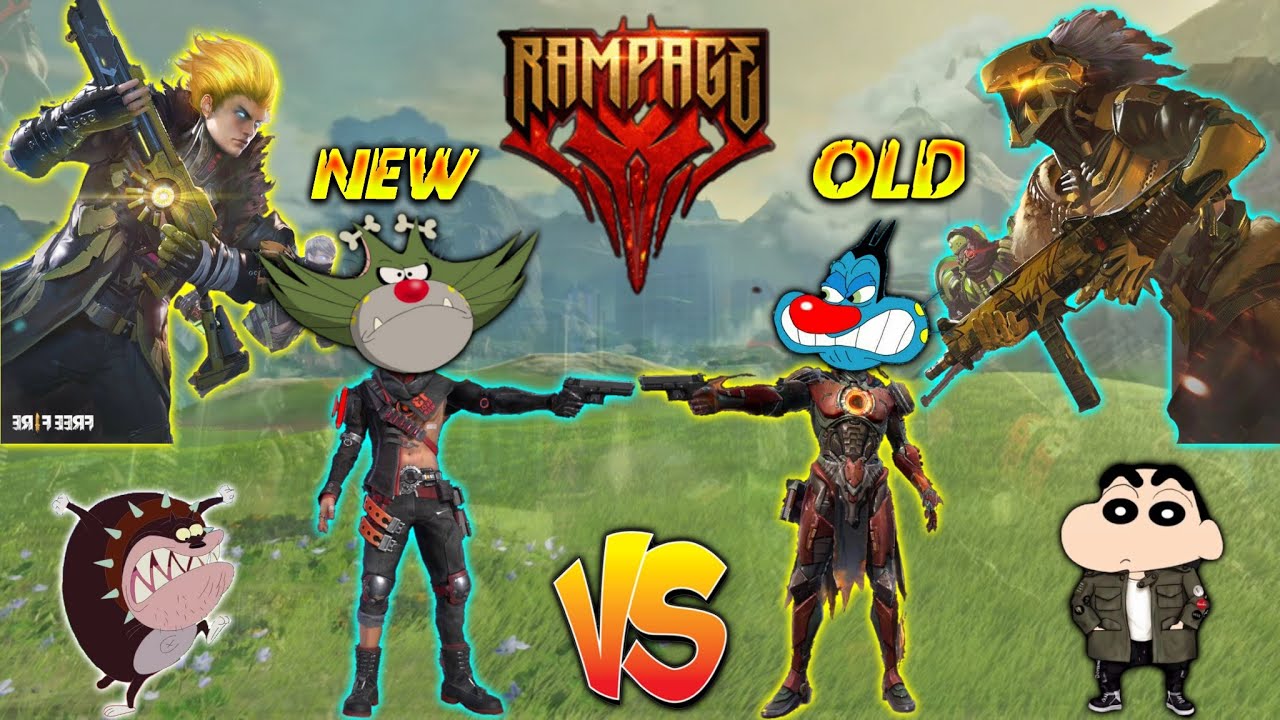 Old Rampage Hero Oggy Gang ⚡VS⚡ New Rampage Hero Jack Gang | Minecraft ...