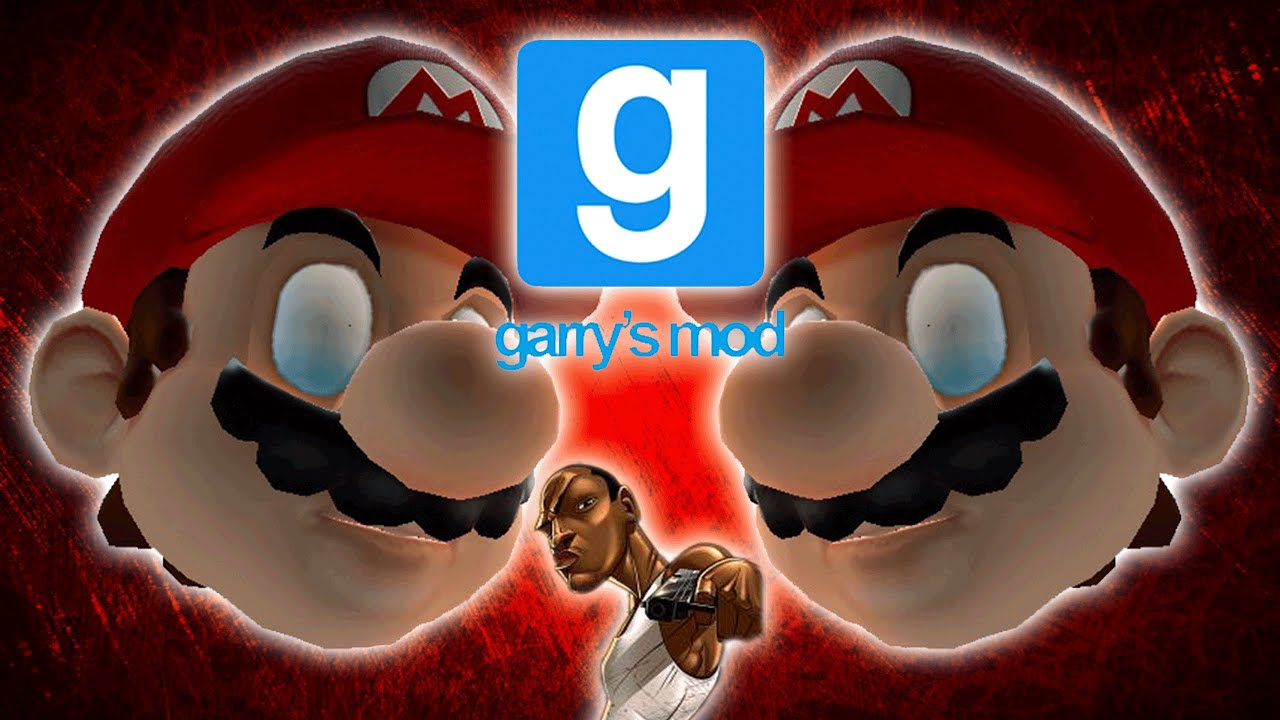 Gmod Sandbox Funny Moments - Big Mario Head Attacks San Andreas! (Garry ...