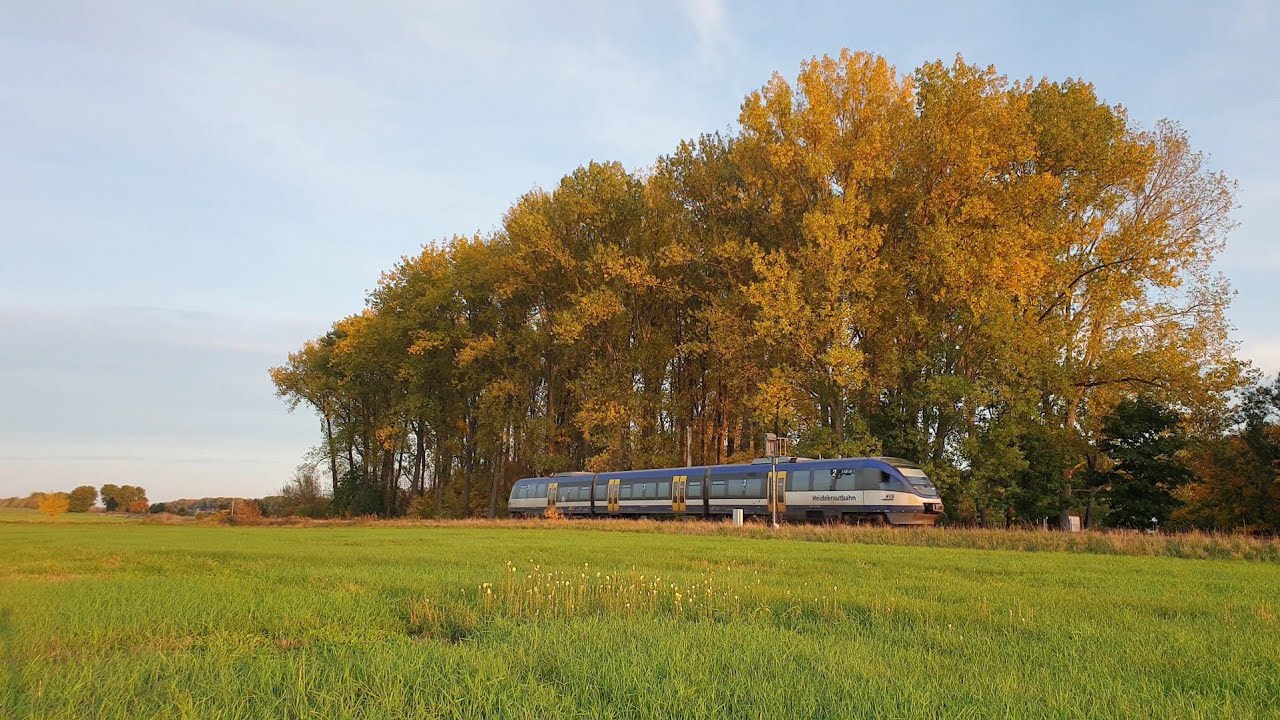 D-NEBB VT 733 als DPN-G 61164 bei Seefeld (Mark) - YouTube