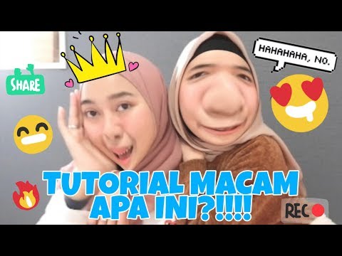 TUTORIAL JILBAB BARENG INDIRA KALISTHA - KETEMU SAHABAT RAME KAYAK PASAR!