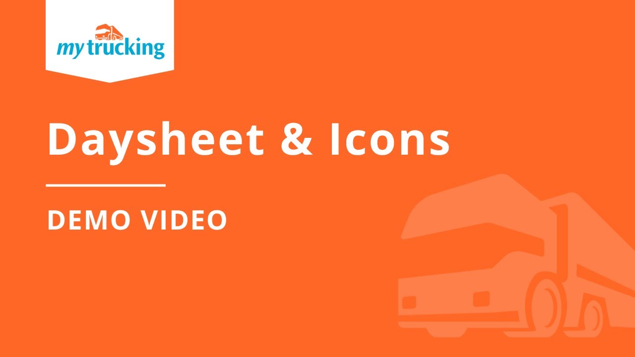 Daysheet and Icons - YouTube