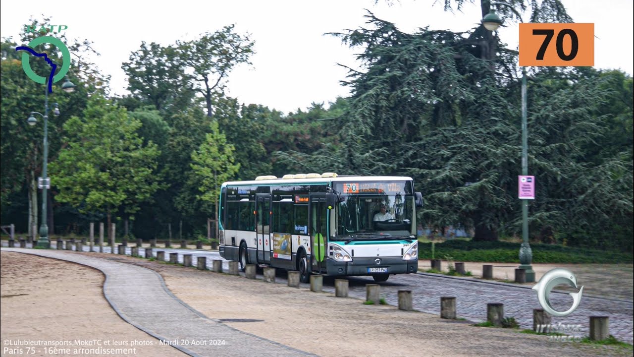 BUS 70 - IRISBUS CITELIS LINE SPEC €5 - 3404 - DÉMARRAGE PIED AU ...