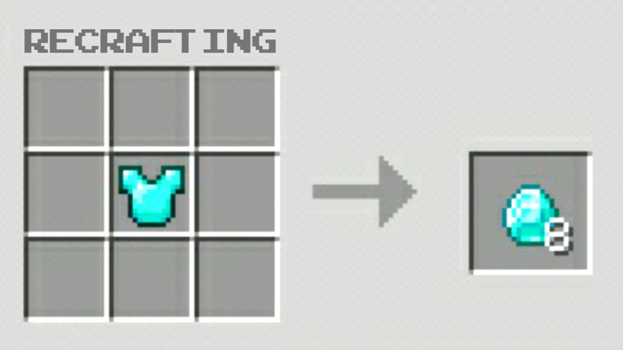 Minecraft bisa RECRAFTING item | Addon mcpe terbaik - YouTube