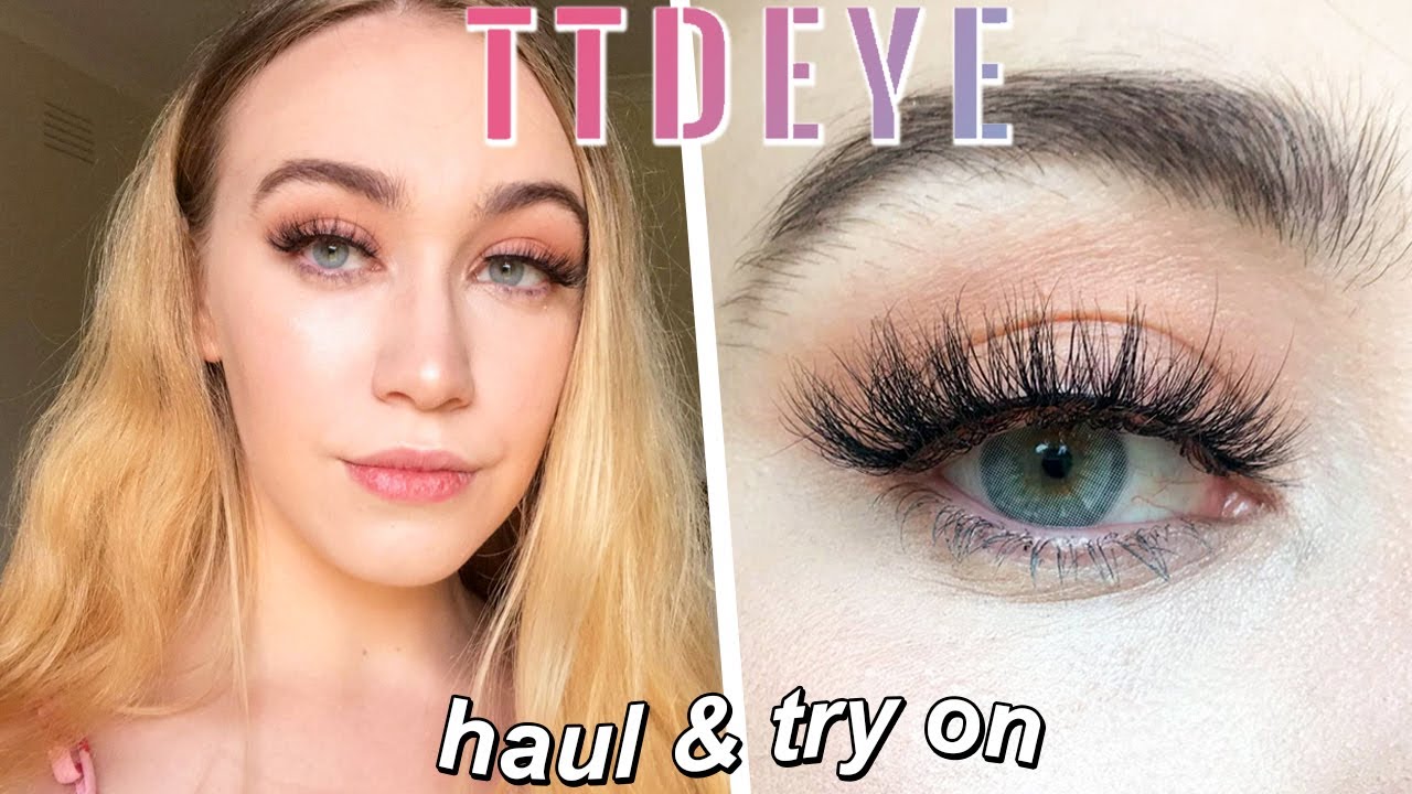 i changed my eye colour and it was AN EXPERIENCE... *TTDeye try on ...