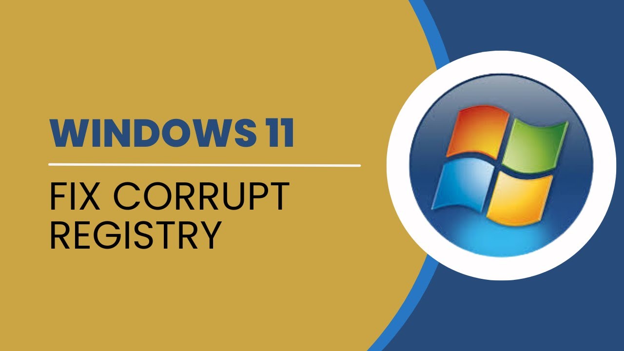 How To Fix Corrupt Registry In Windows 11 (2024 Guide) - YouTube