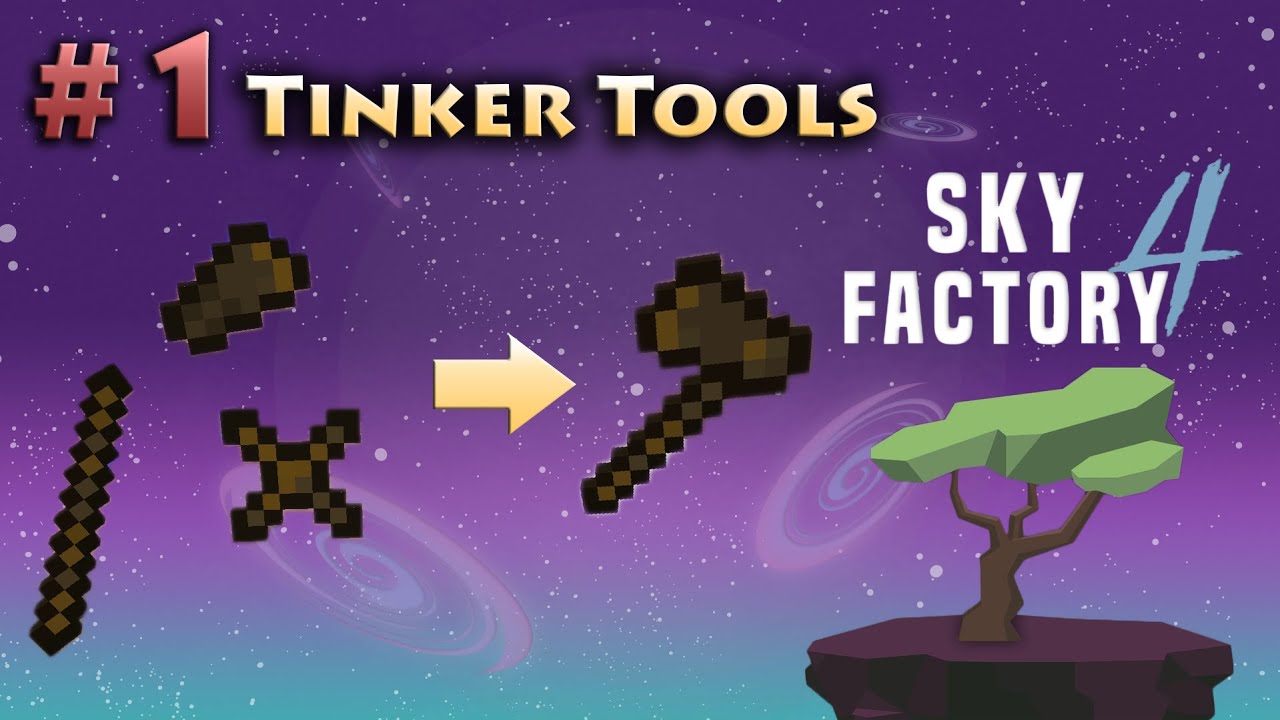Part 1 [Tinker Tools] - Minecraft Sky Factory 4 - YouTube