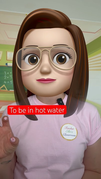 English idioms: TO BE IN HOT WATER #ESL #LearnEnglish # ...