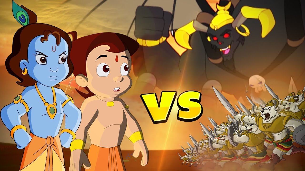 Chhota Bheem aur Krishna VS Kirmada's Epic Battle | Videos for Kids ...