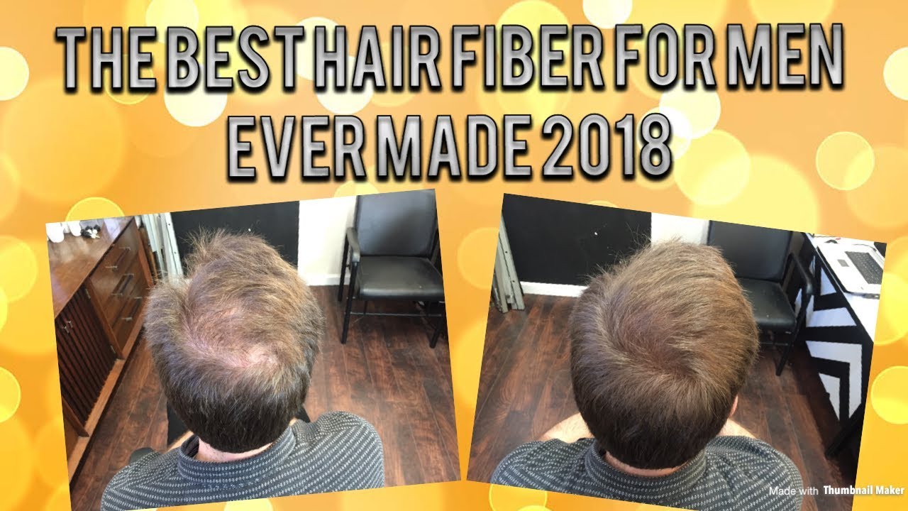 Hair fiber for men that wanna get thicker fuller hair again in seconds ...