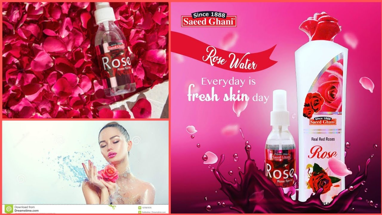 Amazing face spray Saeed ghani rose water Summer must have everyone# ...