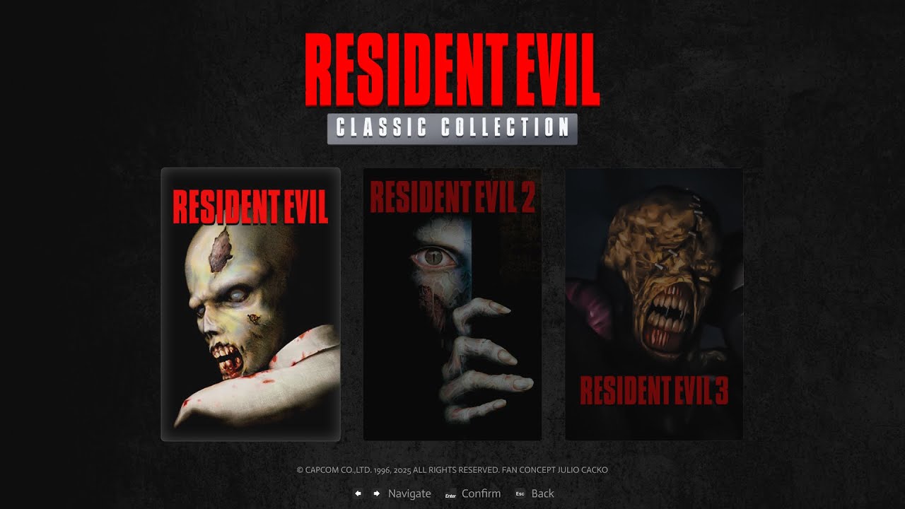 Resident Evil Classic Collection (Concept) – UI/UX - YouTube