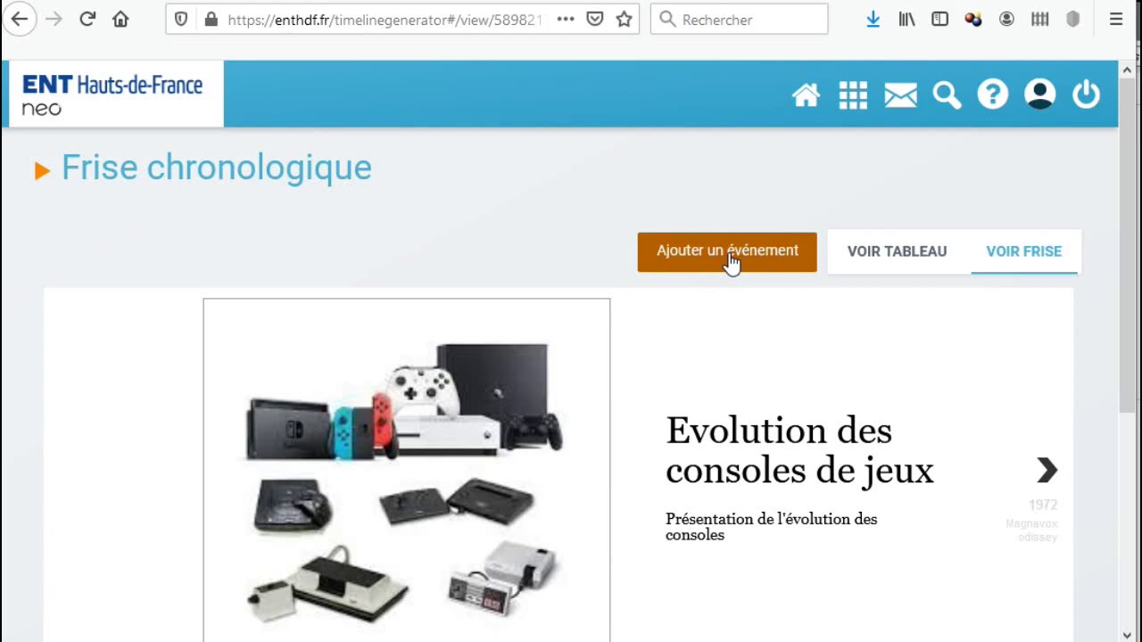 ENT Comment créer une frise chronologique? - YouTube