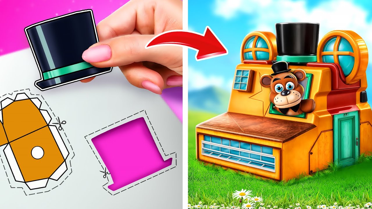 We Build a Tiny House for Freddy Fazbear! Extreme Hide and Seek with ...
