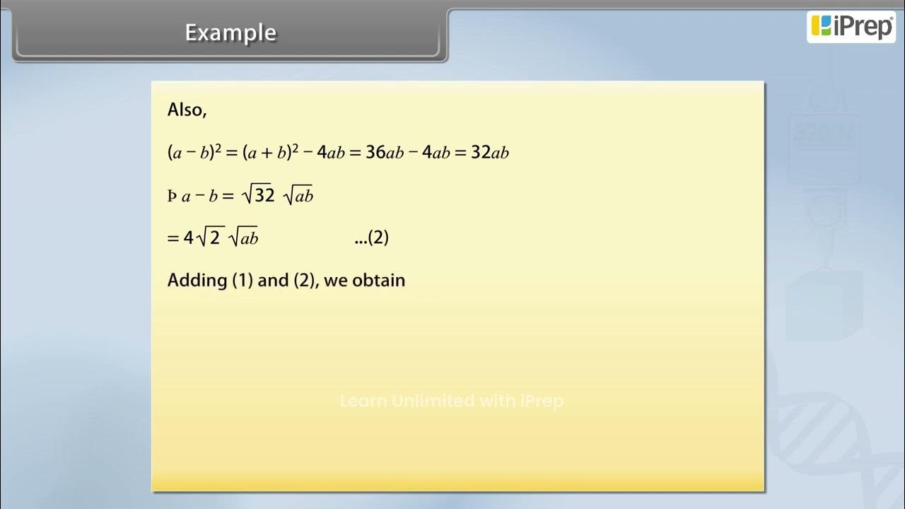 Example V | Sequences and Series | Math | Class 11th | iPrep - YouTube