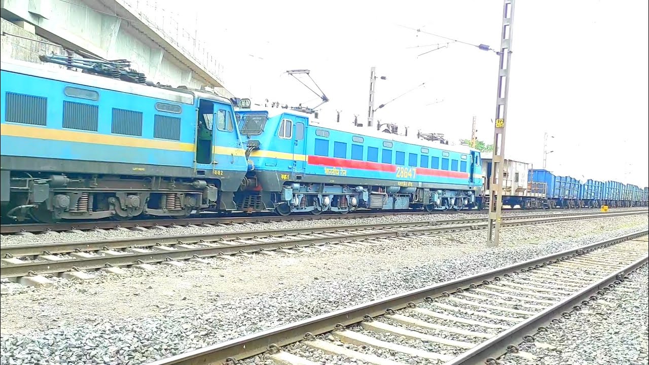 POWERFULL LOCOMOTIVE TRAIN'S RUNNING TRACK SOUND CAPTURE ...