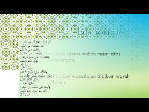 Doa Robithoh - YouTube