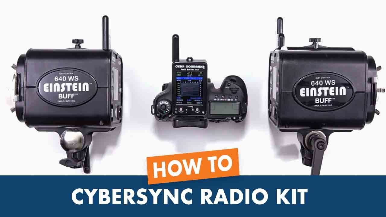 How to pair CyberSync Radio Kit to Einstein Studio Flash - YouTube
