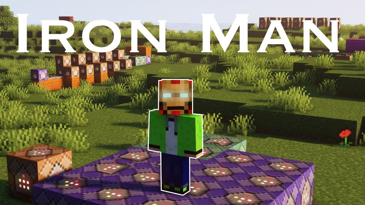 I Made IRON MAN'S HELMET in Minecraft! - YouTube