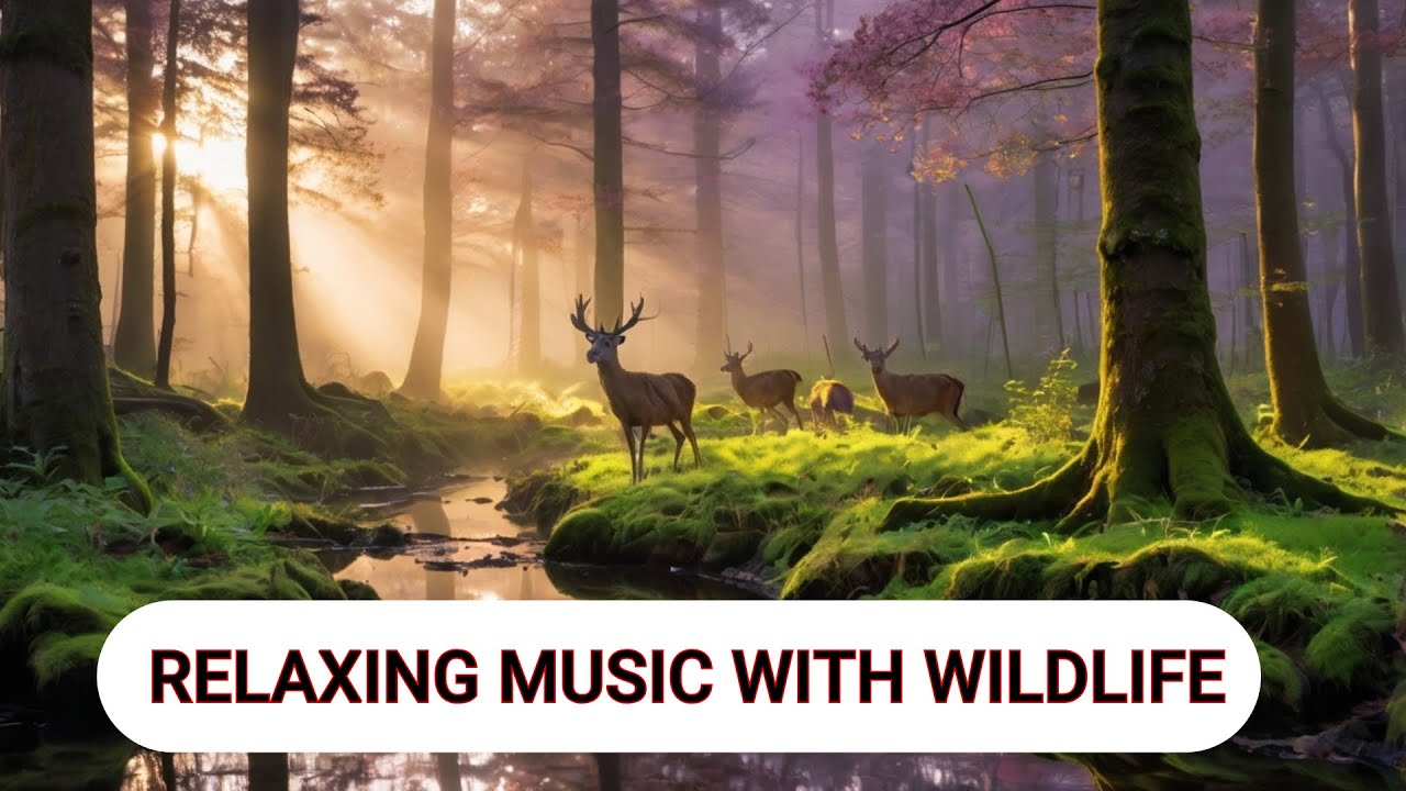 Relaxing Music With Wildlife | Deep Sleep | Morning Relaxing Tune | # ...