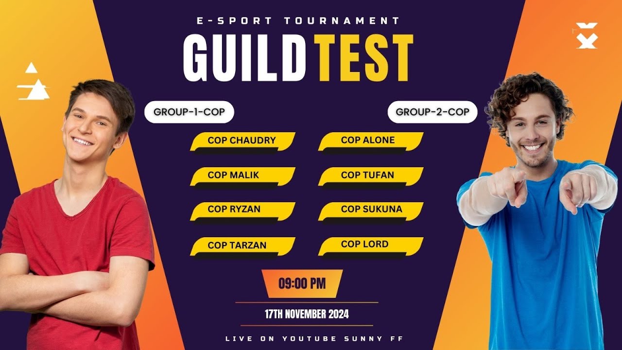 GUILD TEST LIVE TEAM COP | G1-COP VS G2-COP #sunnyff #teamcop # ...