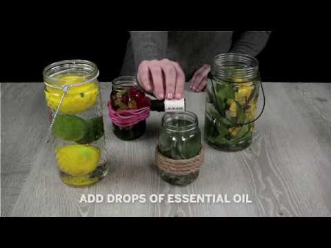 How to Make Oil Candles - YouTube