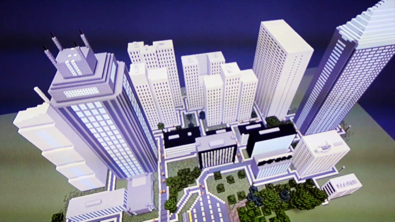 Let's show Minecraft - Atlanta Skyline - YouTube