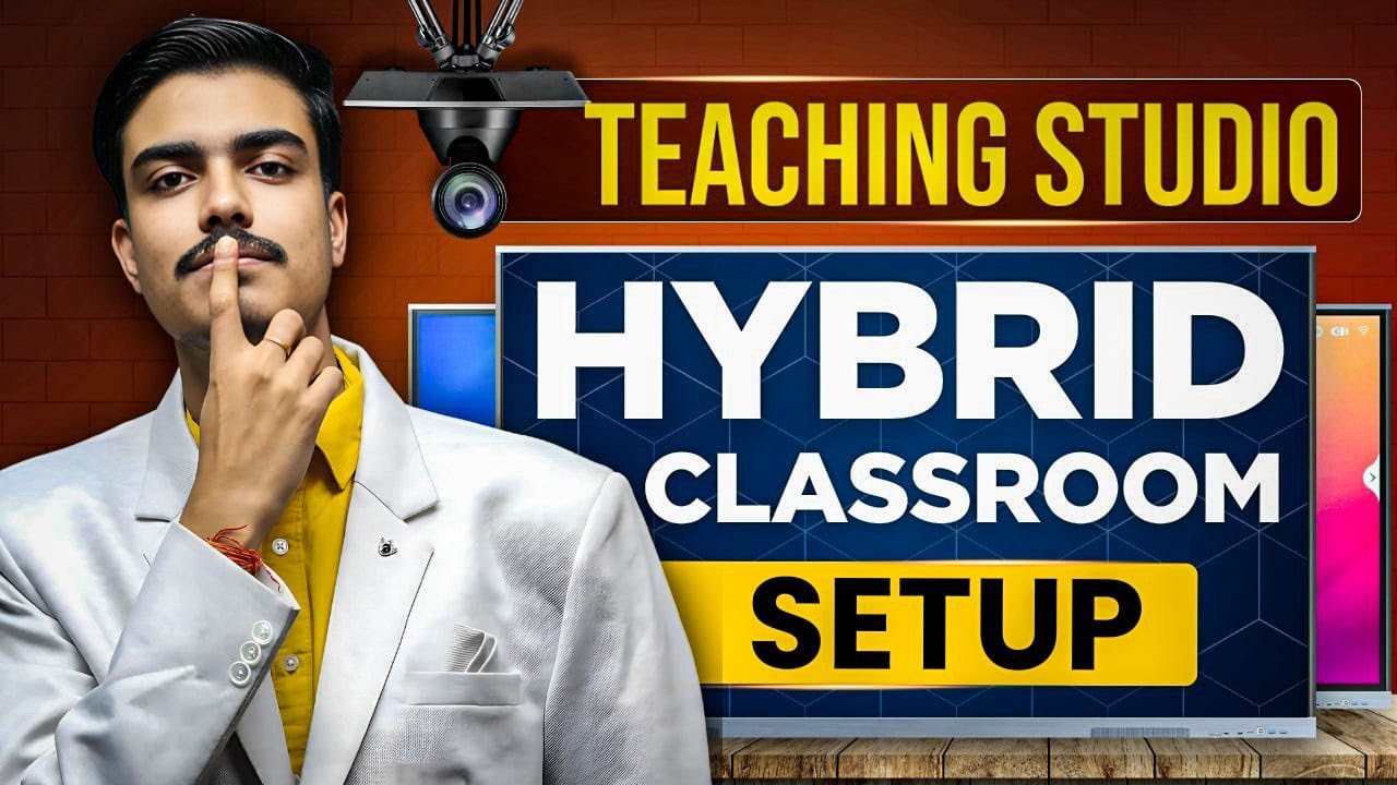 Hybrid Classroom Setup 2025 | Smart Board For Online Teaching ...