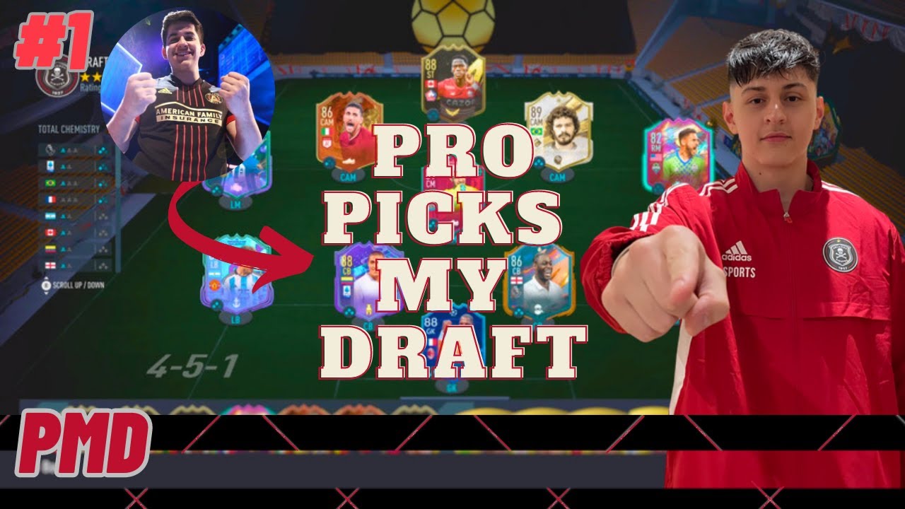 BEST FIFA PLAYER IN NA PICKS MY FUT DRAFT! (FIFA 23 PICK MY DRAFT #1 ...