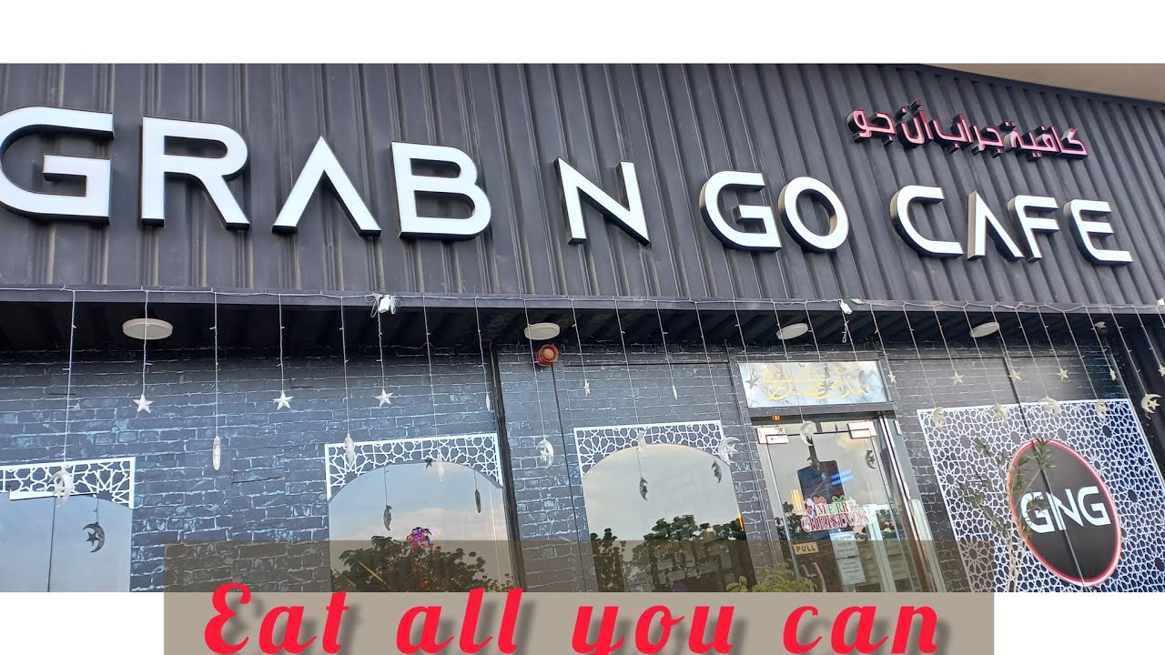 EAT ALL YOU CAN AT GRAB & GO CAFE ( fujairah UAE) - YouTube