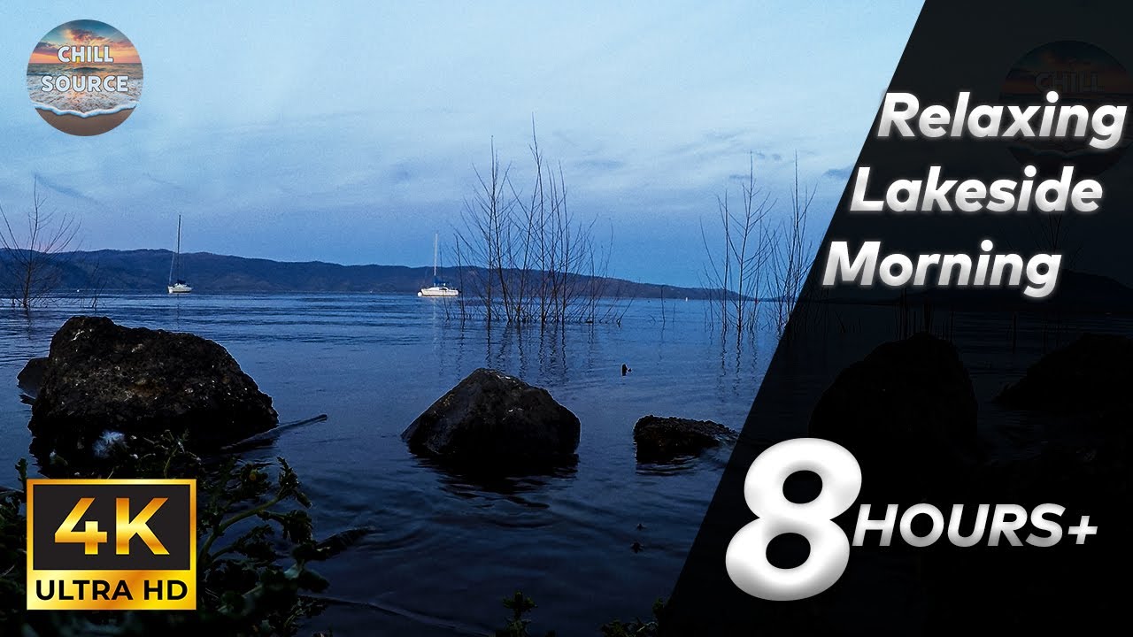 Relaxing Lakeside Morning 8 hour - YouTube
