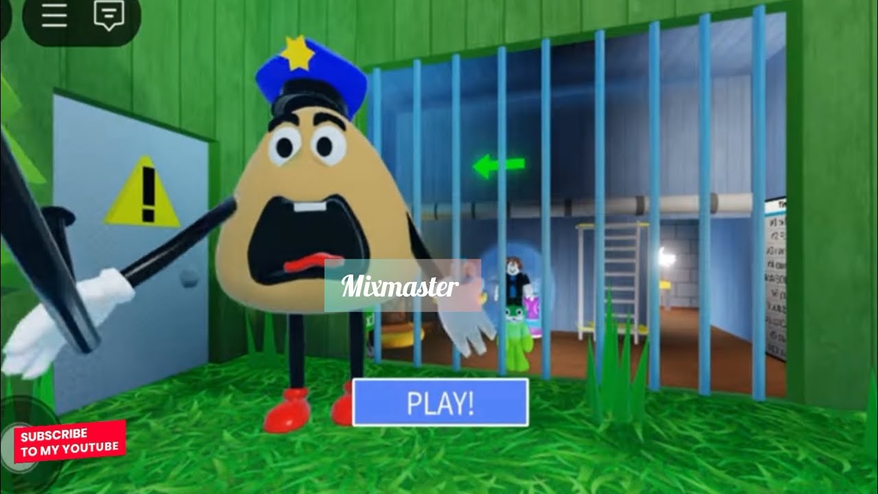 POU police prison RUN ESCAPE OBBY GAME PLAY WALKTHROUGH PART 1(#great ...