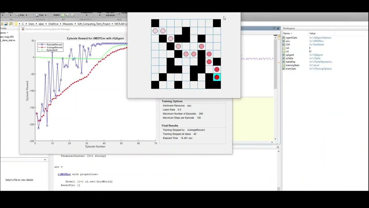 Q Learning - MATLAB - Training - YouTube
