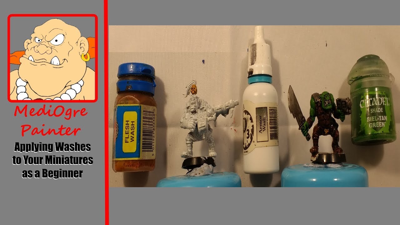 Applying Washes to Your Miniatures - as a Beginner - YouTube