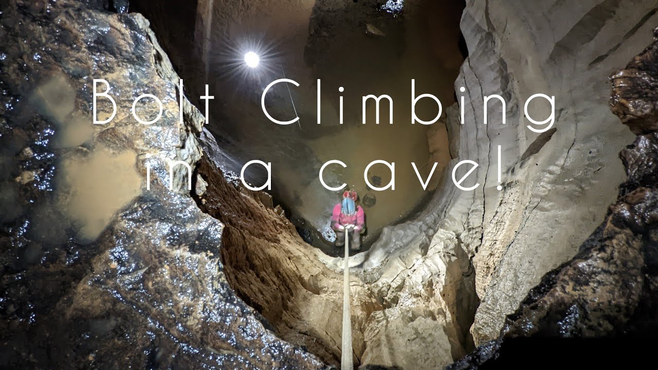 Bolt Climbing in a Cave! - YouTube