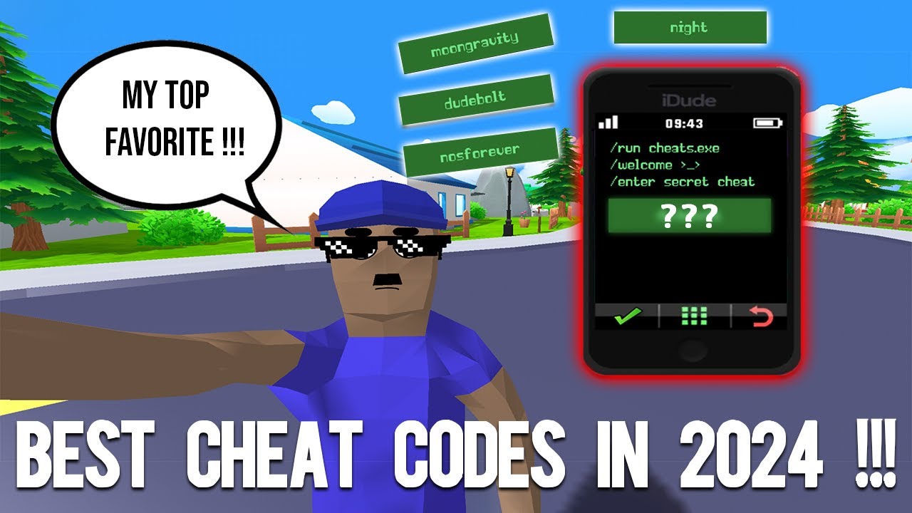 The Best & Most Useful Cheat Codes in Dude Theft Wars !!! 🔥🔥🔥 - YouTube