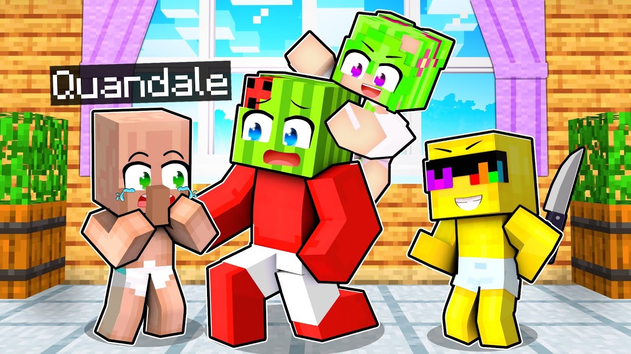 Becoming BABIES In Minecraft! - YouTube