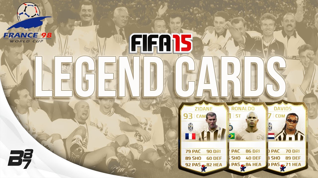 FIFA 15 LEGEND CARDS | World Cup 98 w/ Ronaldo #1 - YouTube