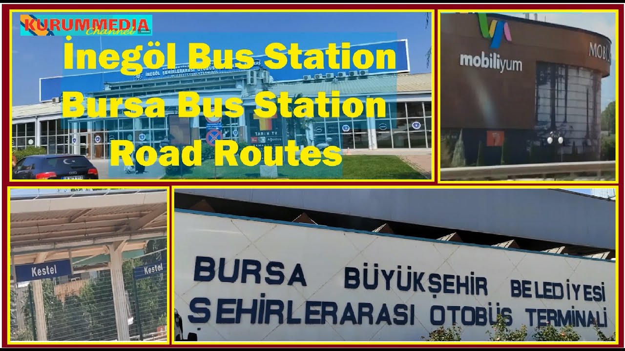 How to get from İnegöl to Bursa? Road route from İnegöl bus station to ...