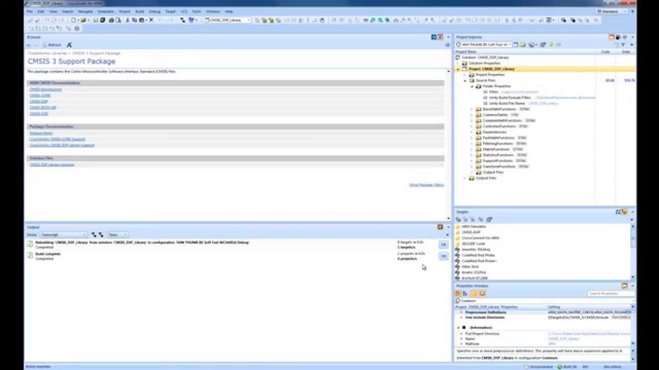 CrossWorks for ARM Version 3 Build Features - YouTube